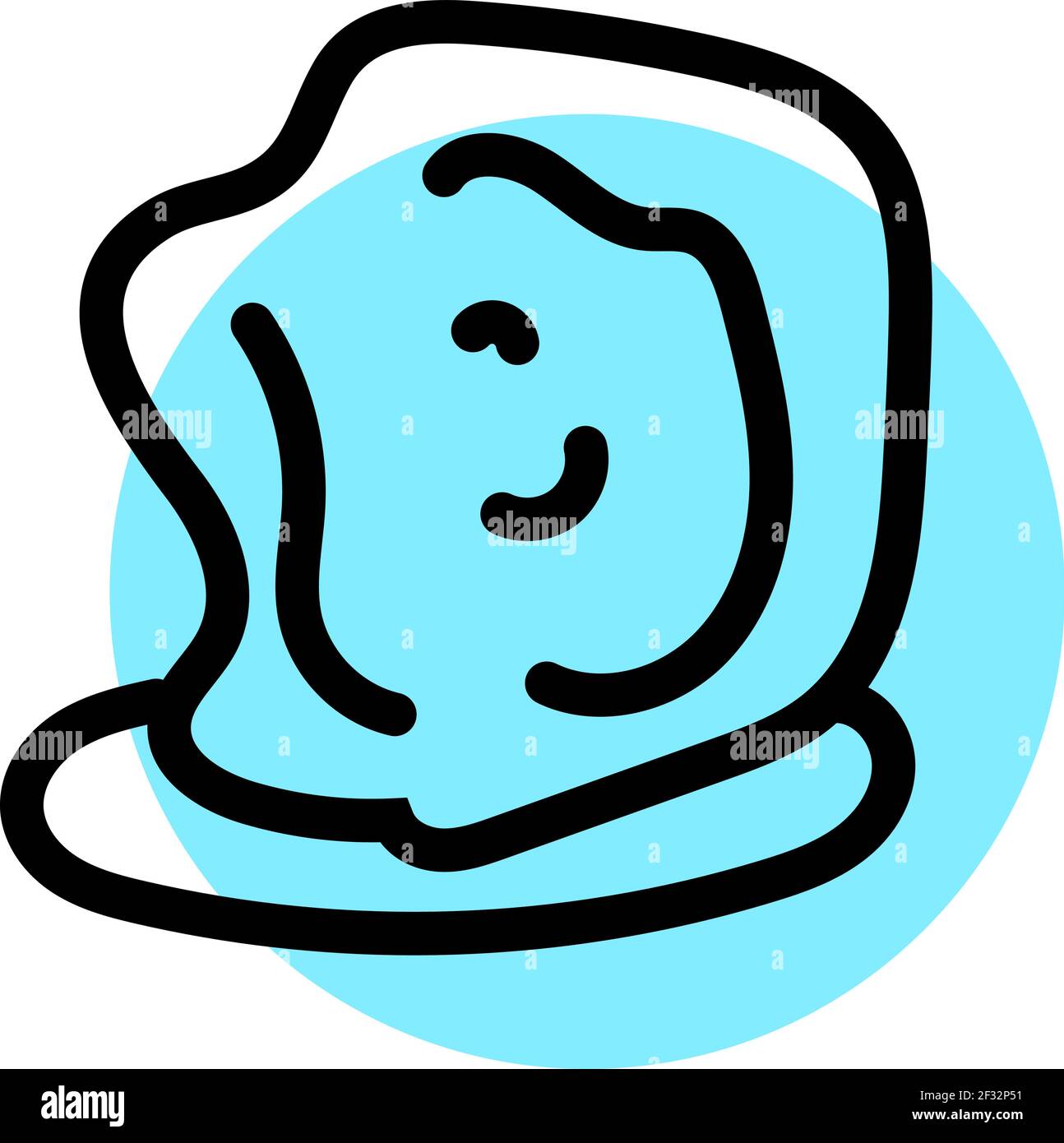 Melted candy, illustration, vector on a white background Stock Vector ...