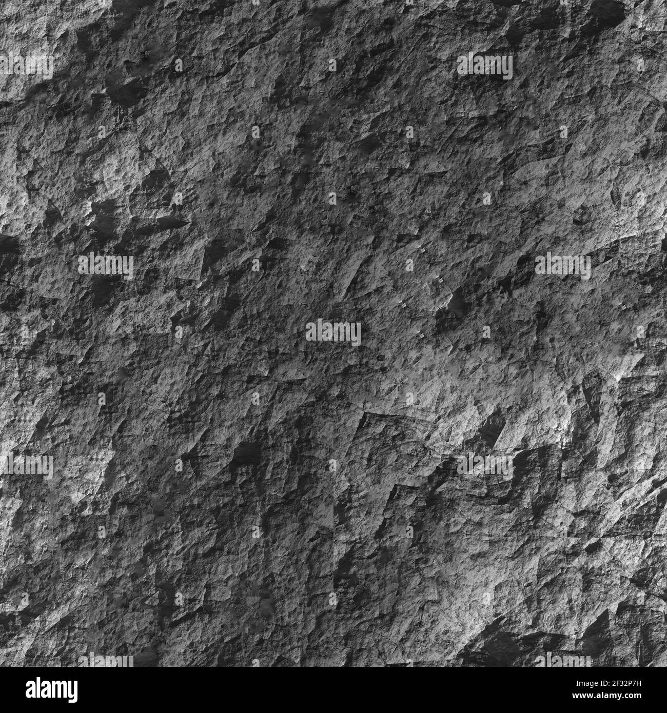 Geometric seamless pattern of rough gray stone. 3d illustration Stock ...