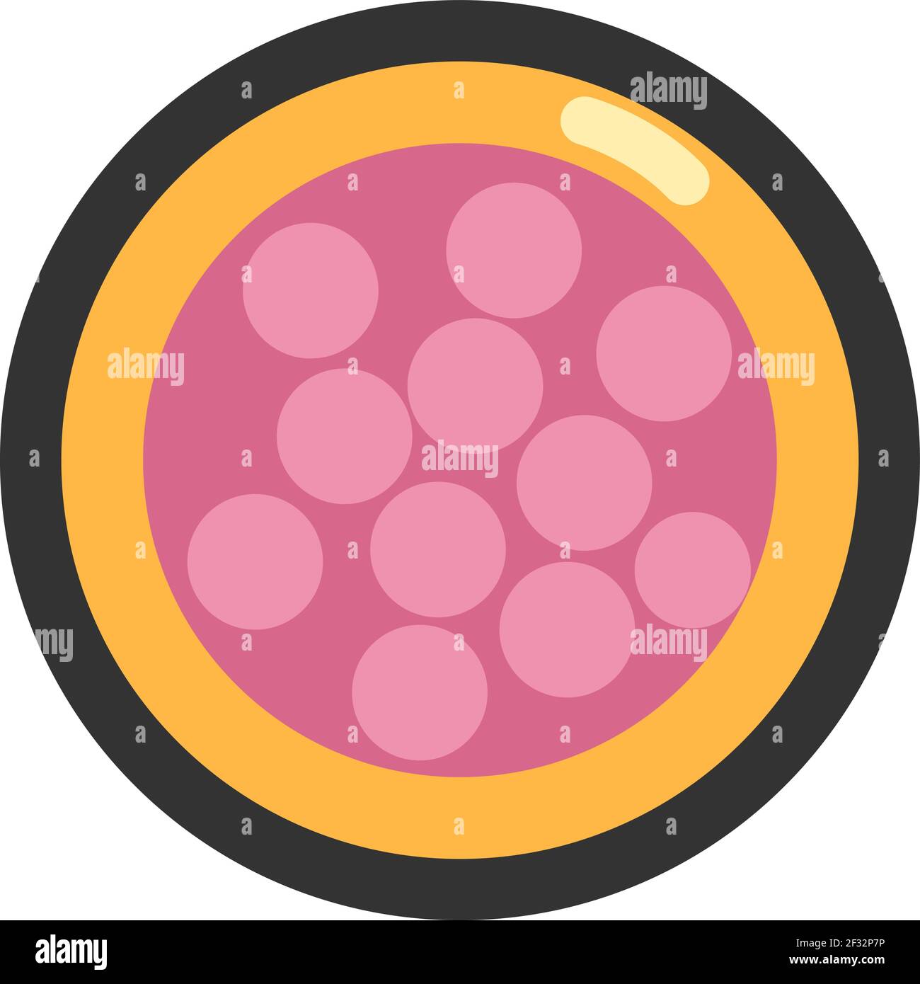 Pink blush, illustration, vector on a white background Stock Vector ...