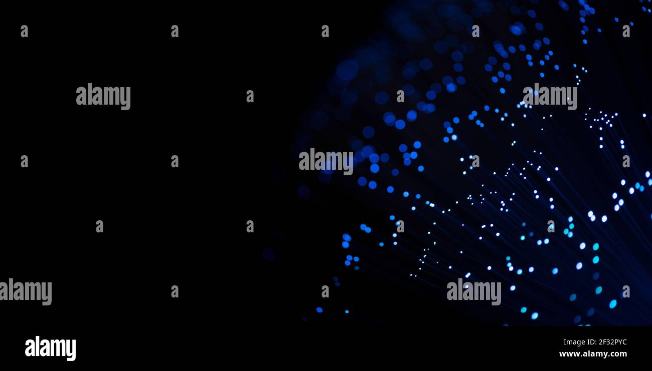 Fiber optics close up, fast internet background concept Stock Photo - Alamy