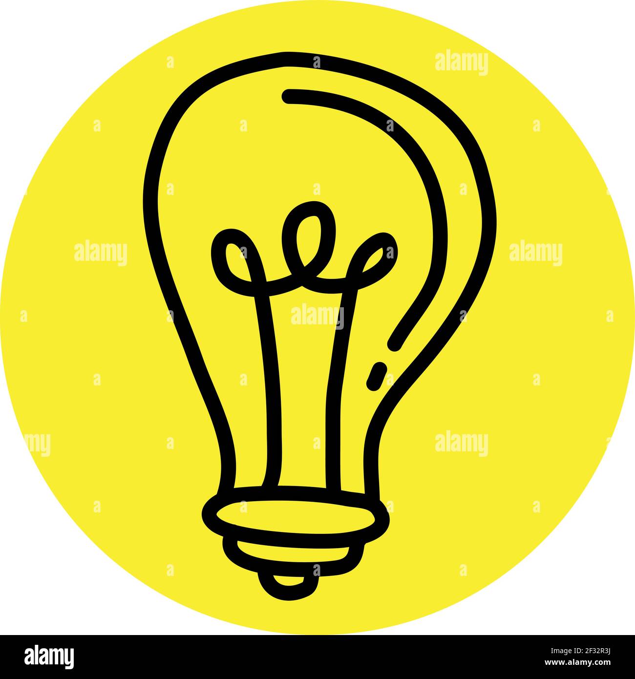 Light filament lamp on Stock Vector Images - Alamy