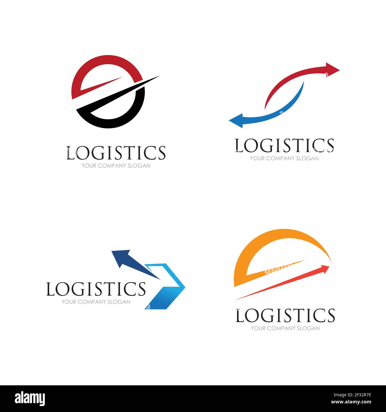 Vector logo template for logistics and delivery company Stock Vector ...