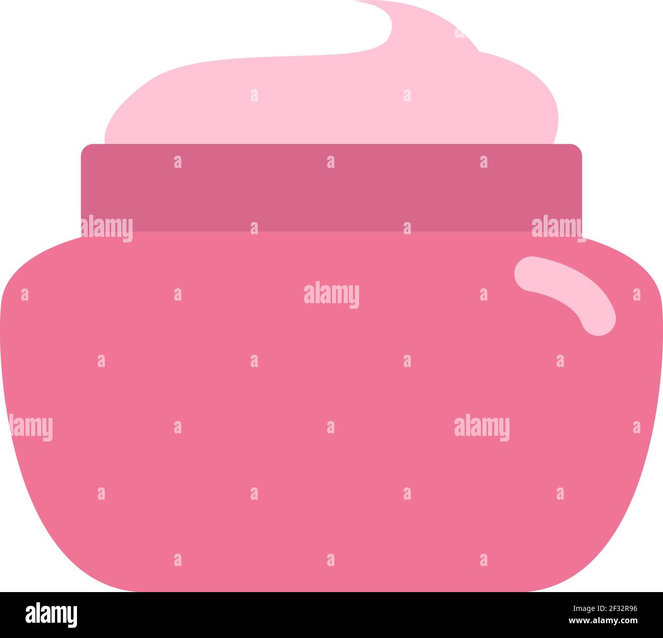 Face cream, illustration, vector on a white background Stock Vector ...