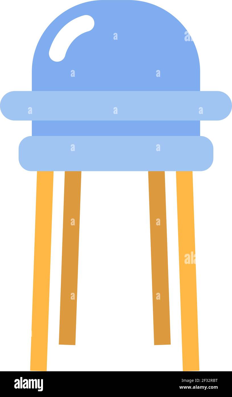 High chair chair in Stock Vector Images - Alamy