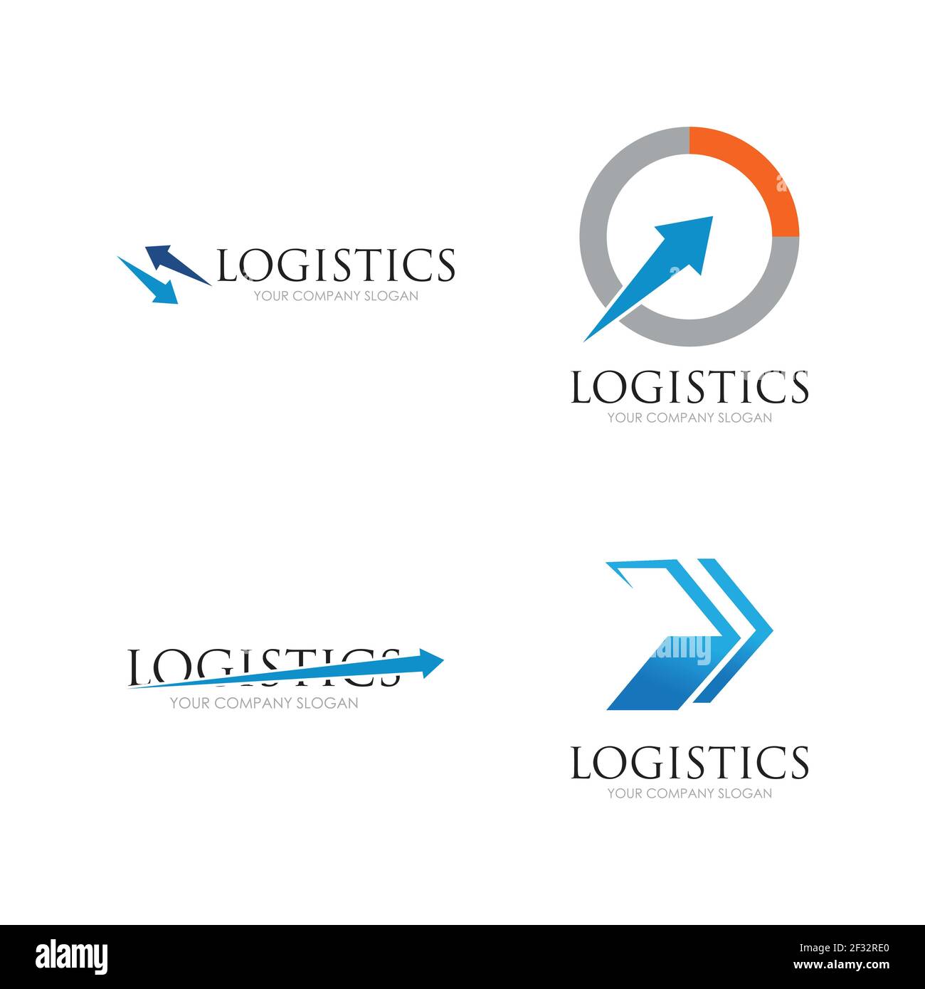 Vector logo template for logistics and delivery company Stock Vector ...