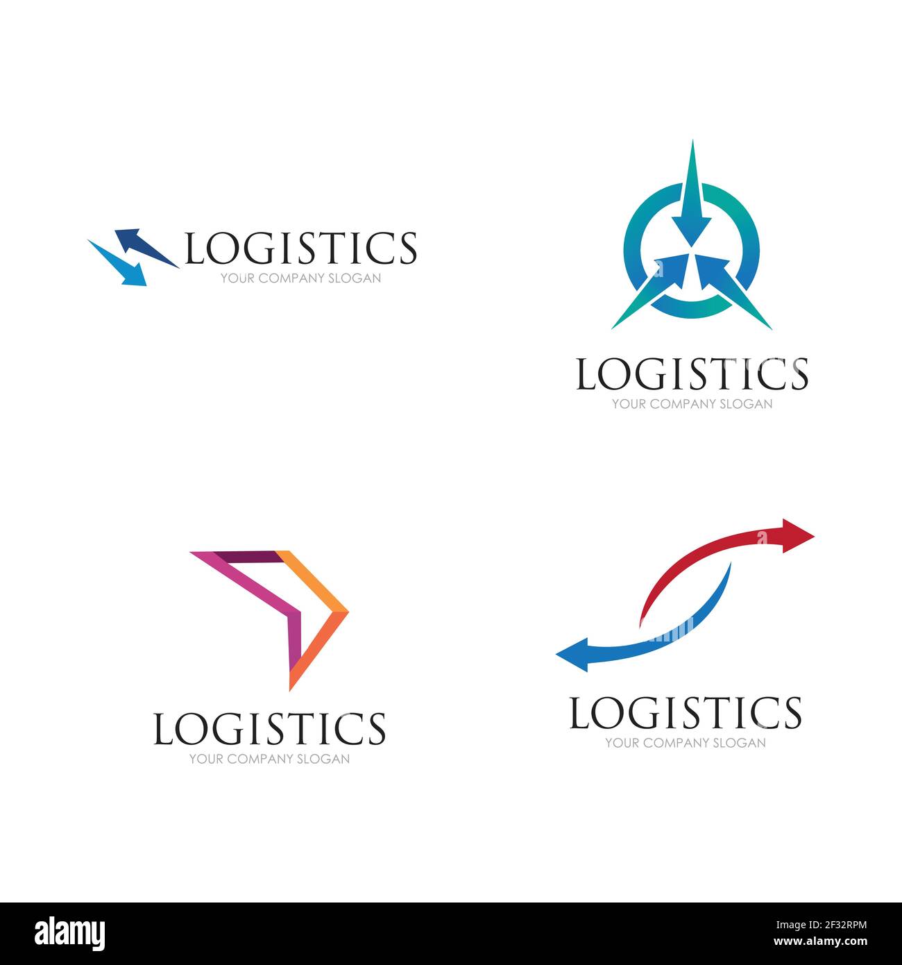Vector logo template for logistics and delivery company Stock Vector ...
