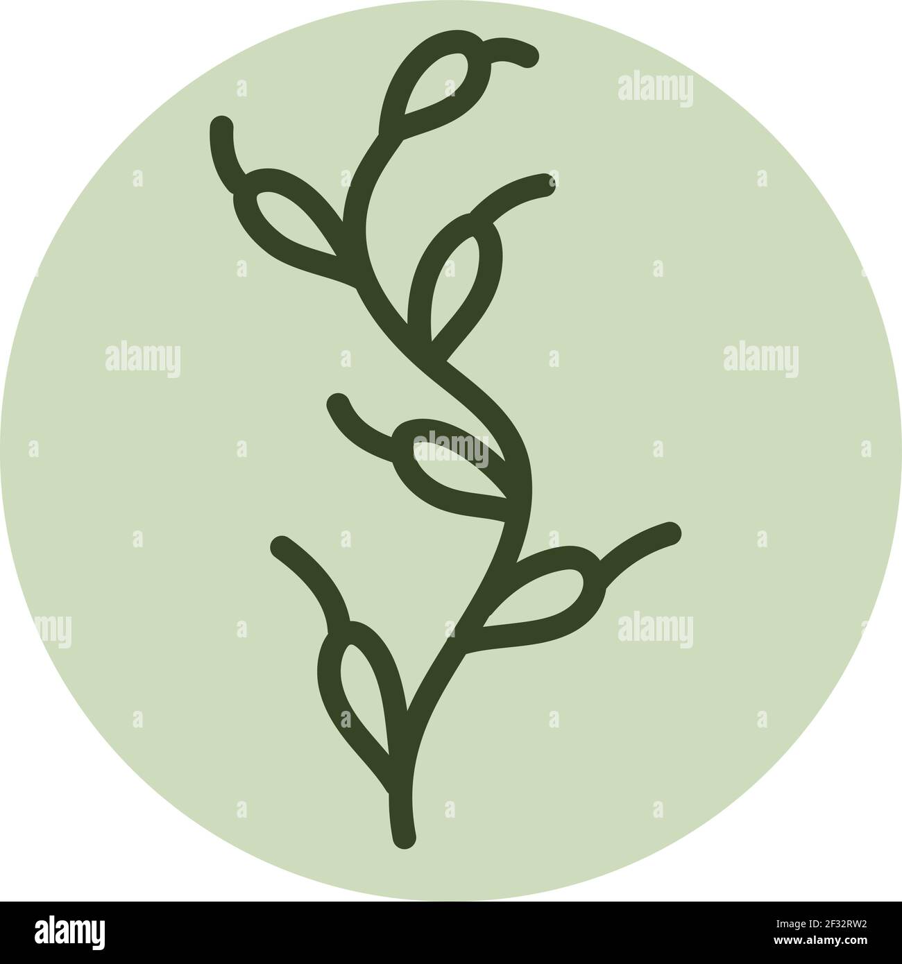 Leaf graphic leaves illustration Cut Out Stock Images & Pictures - Alamy