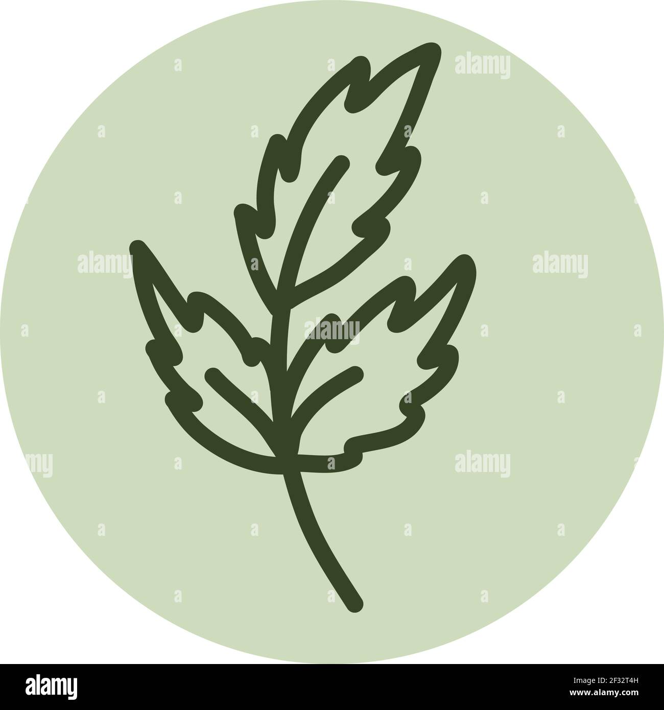 Beautiful tree leaves vector pattern Cut Out Stock Images & Pictures ...