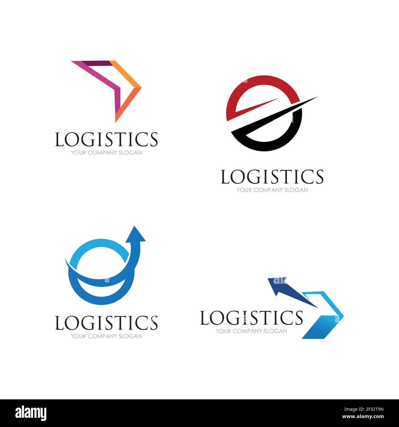 Vector logo template for logistics and delivery company Stock Vector ...
