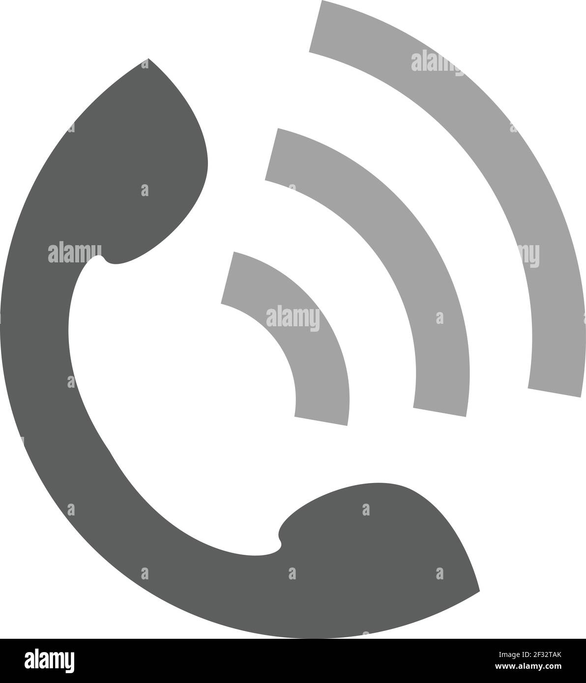 Phone call, illustration, vector on a white background Stock Vector ...