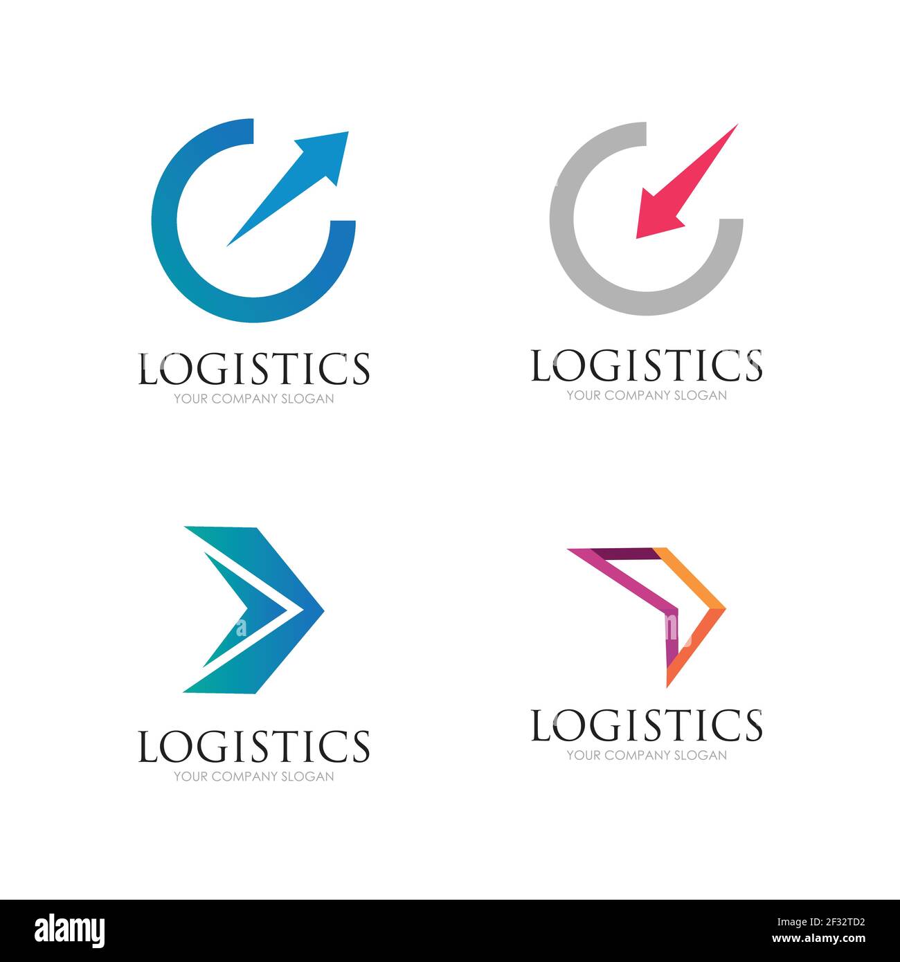 Vector logo template for logistics and delivery company Stock Vector ...