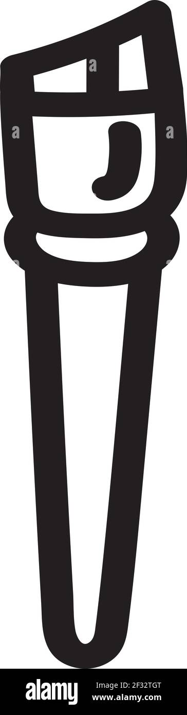 Face powder brush on Stock Vector Images - Alamy