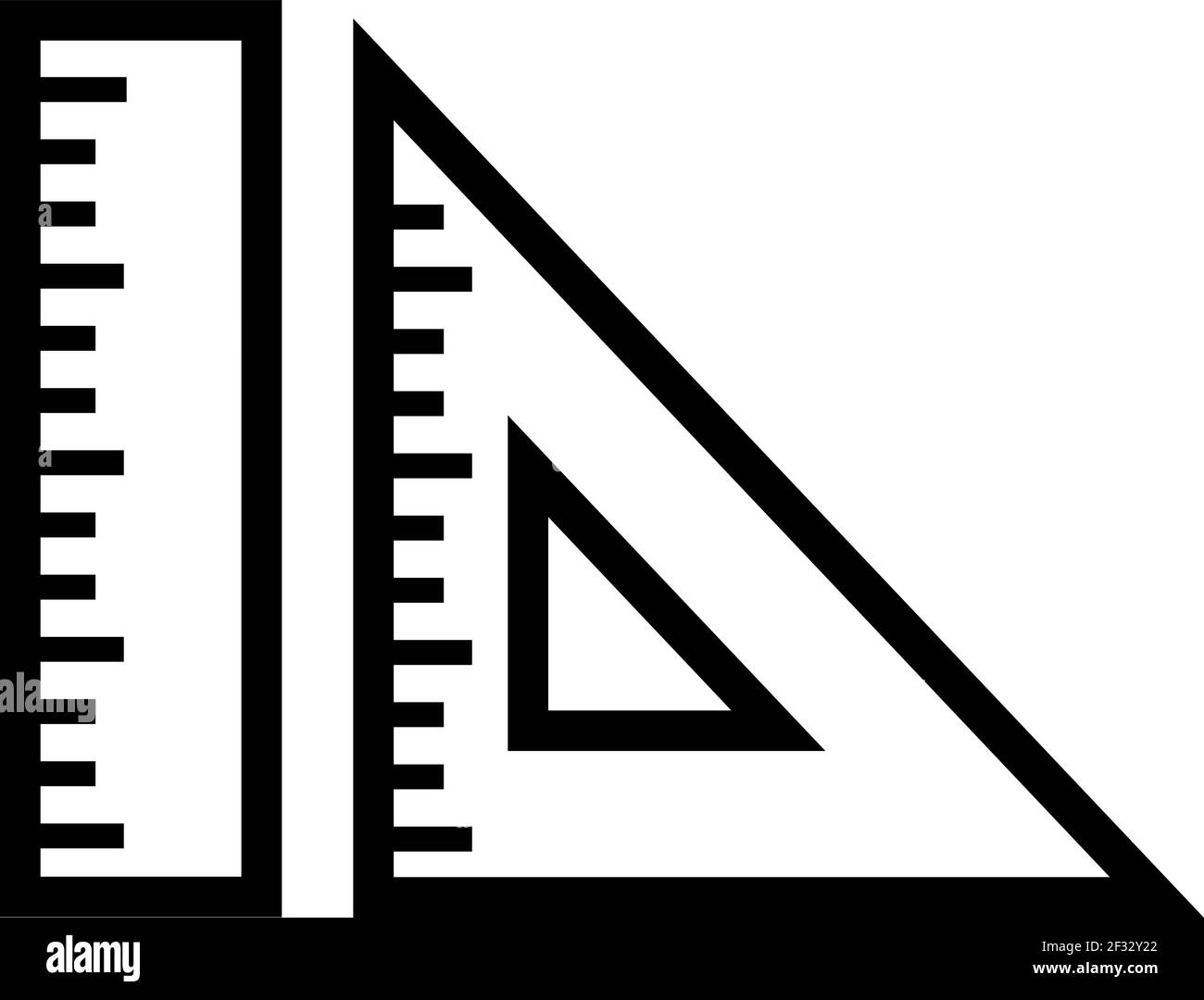 School ruler hi-res stock photography and images - Alamy