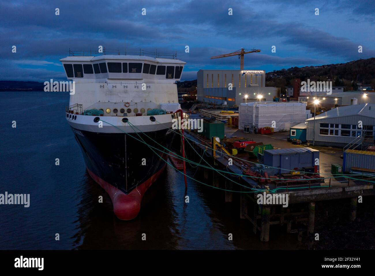 Calmac glen sannox ferry hi-res stock photography and images - Alamy