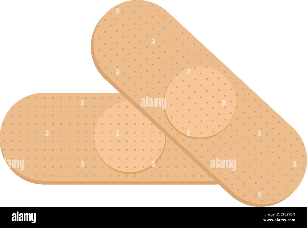 Bandaid, illustration, vector on white background Stock Vector Image ...