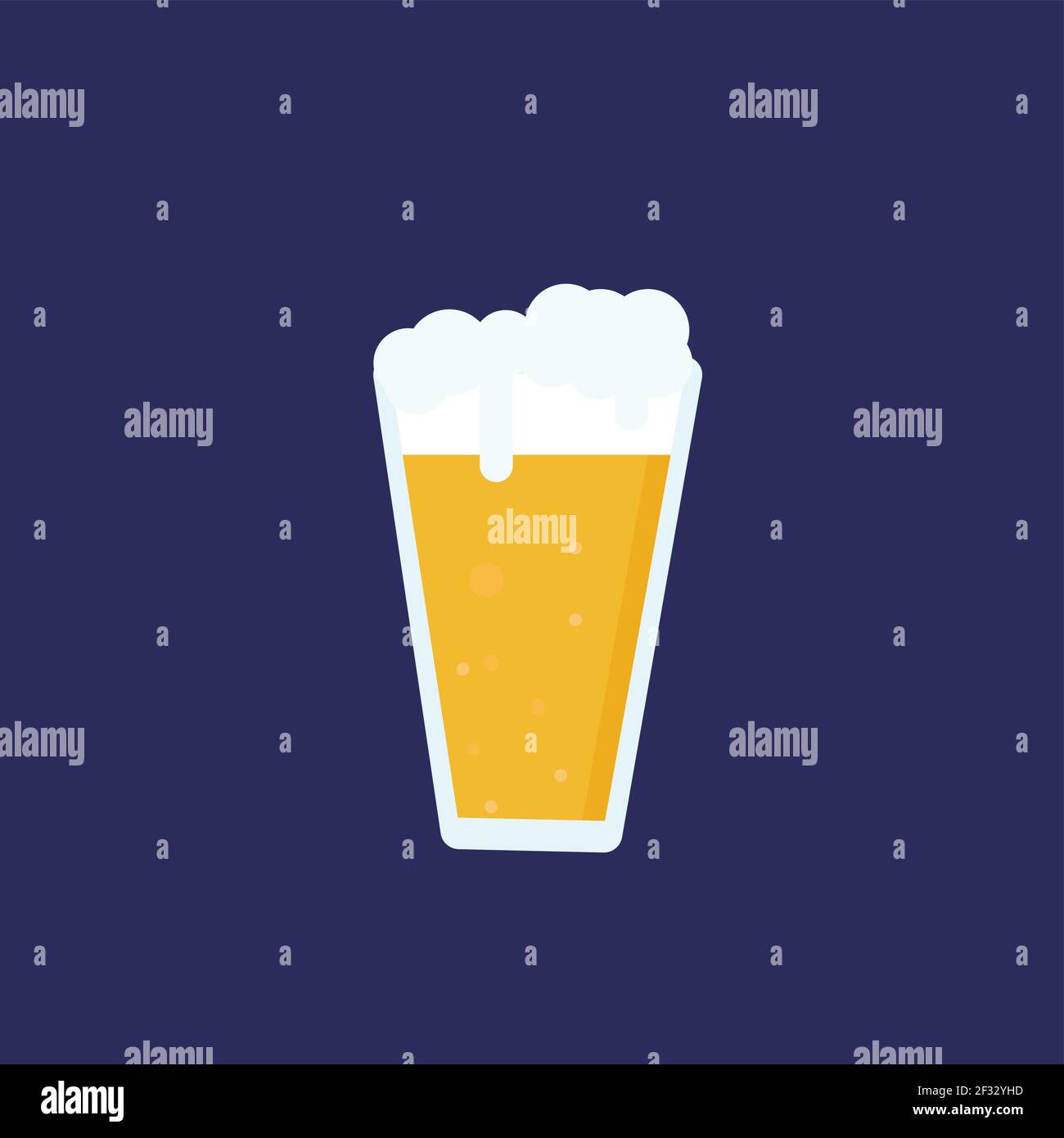 Beer glass vector hi-res stock photography and images - Alamy