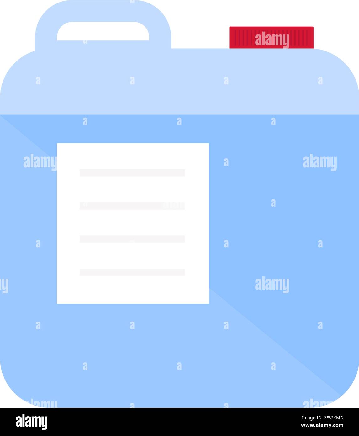 Chemical canister, illustration, vector on white background Stock ...