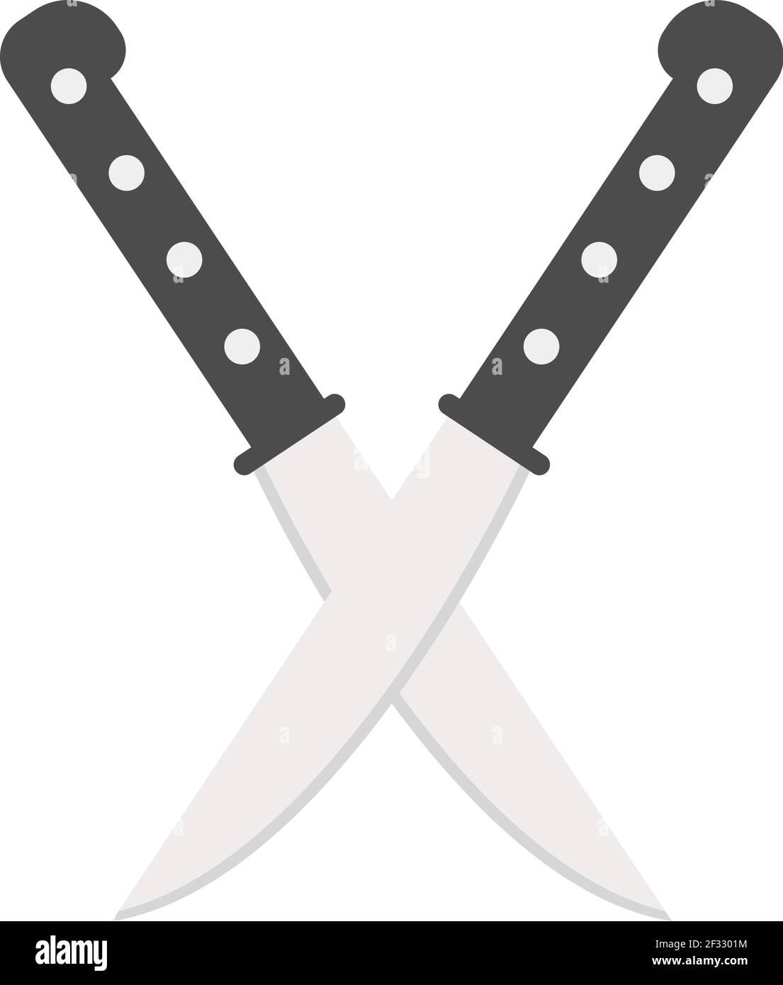 Table knives Stock Vector Images - Alamy