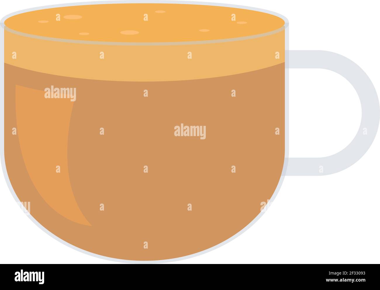 Cup of tea, illustration, vector on white background Stock Vector Image ...