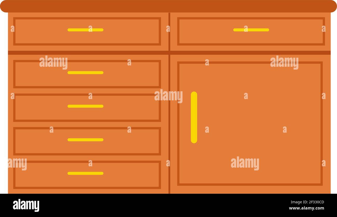 Empty cupboard bedroom Stock Vector Images - Alamy