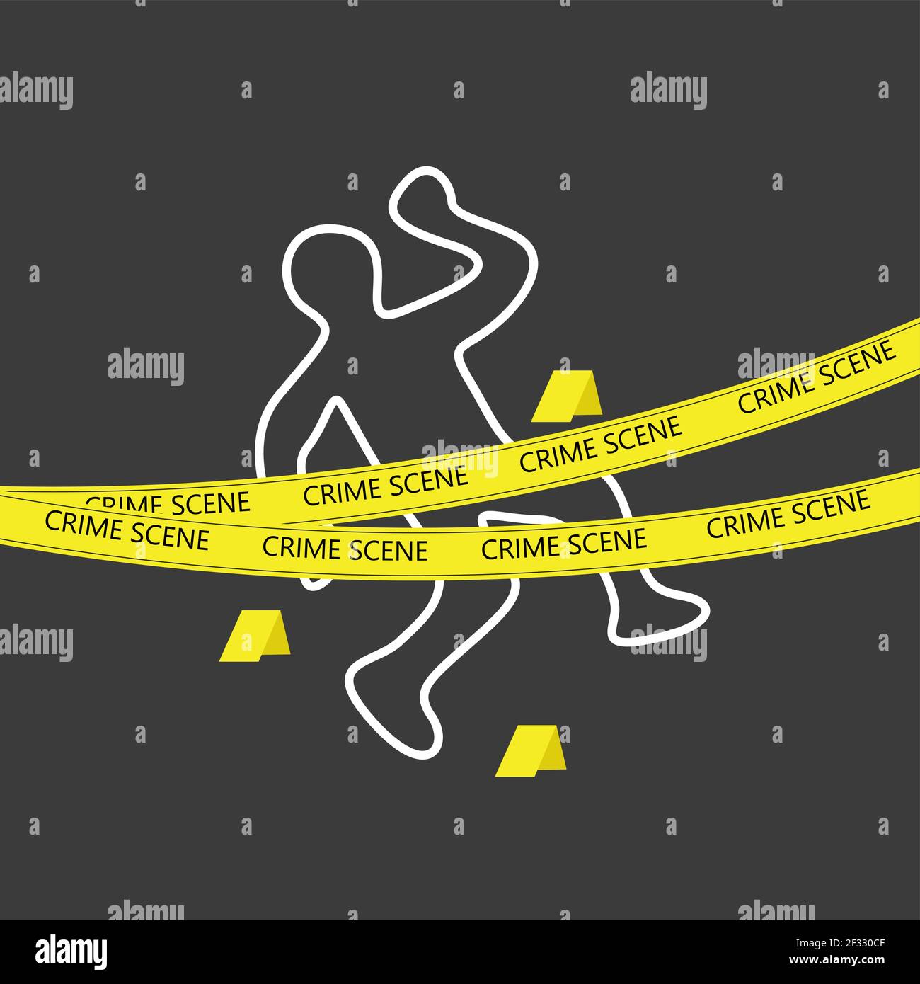Murder body Stock Vector Images - Alamy