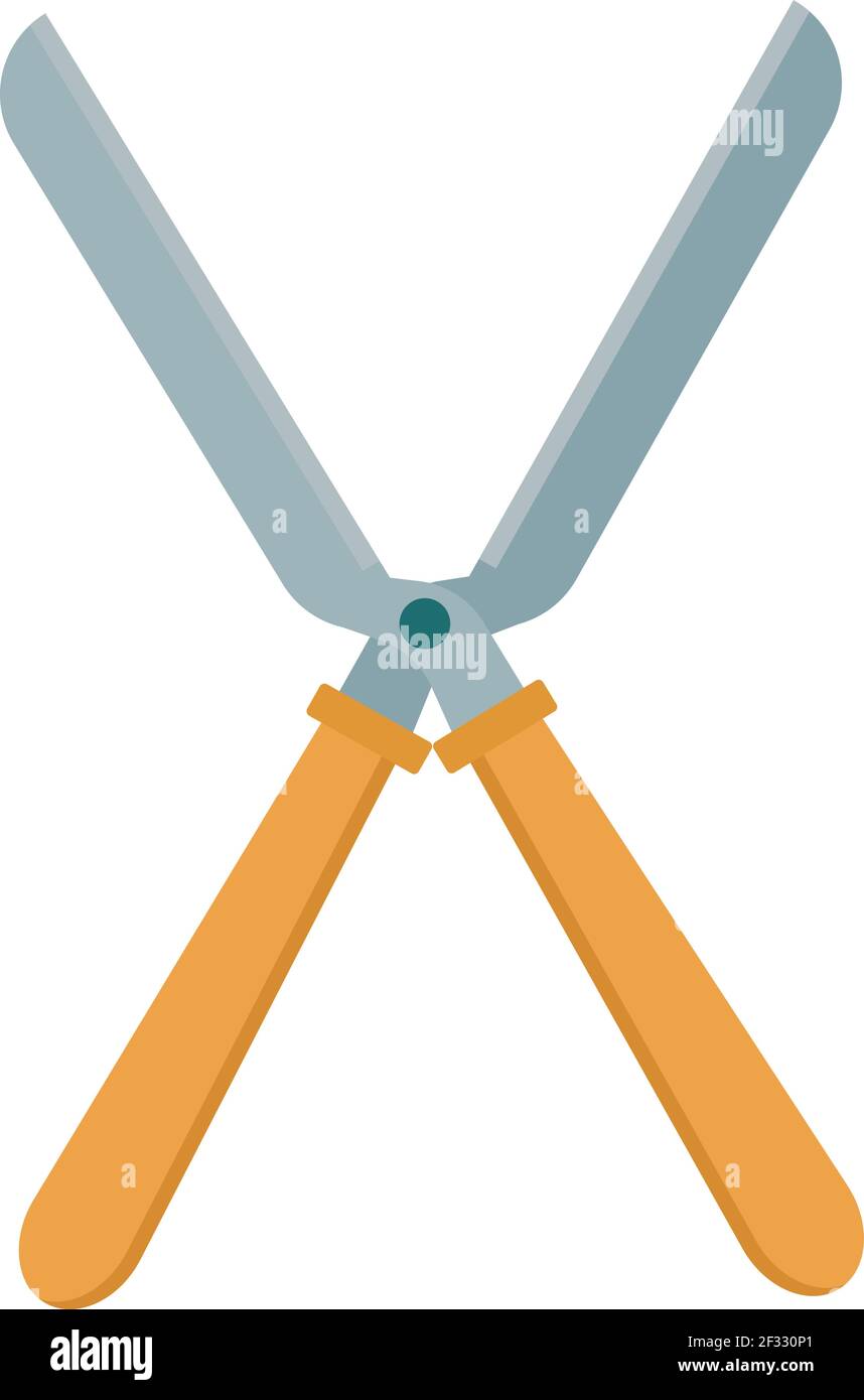 Hedge trim, illustration, vector on white background Stock Vector Image ...