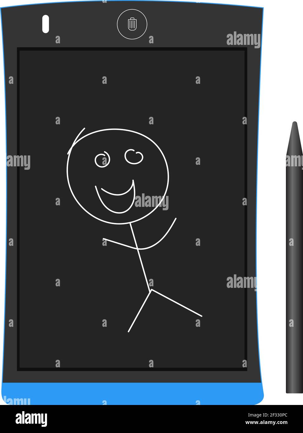 Black notepad, illustration, vector on white background Stock Vector ...