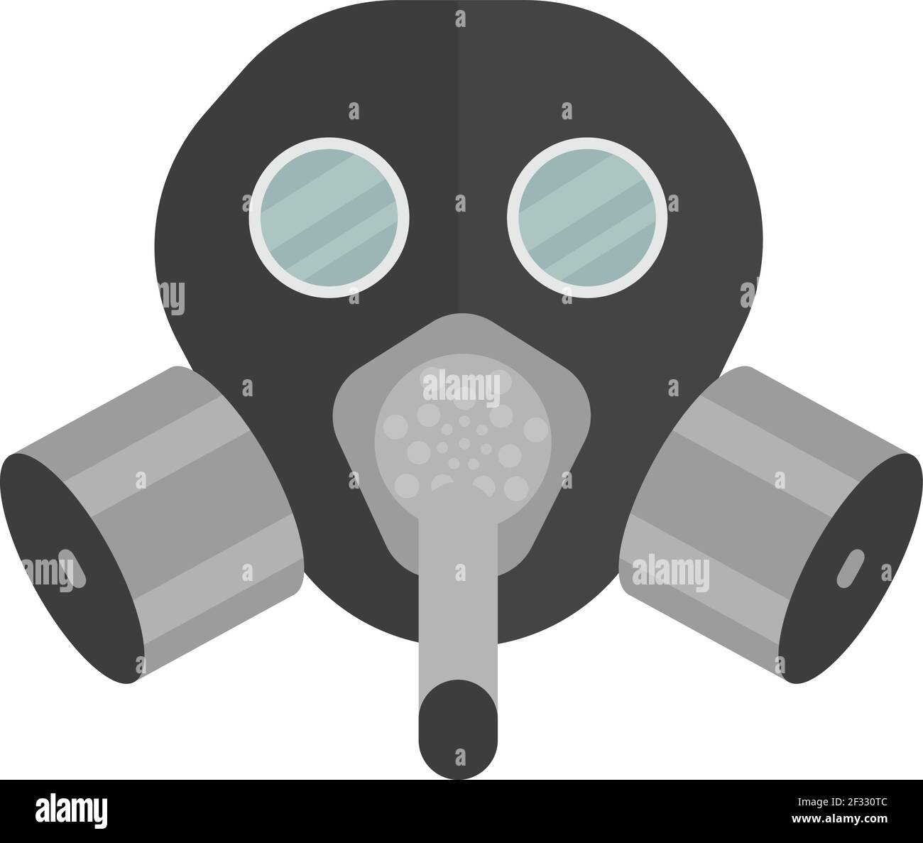 Gas mask stencil Cut Out Stock Images & Pictures - Alamy