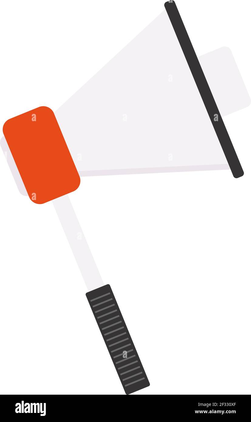 Loud megaphone, illustration, vector on white background Stock Vector ...