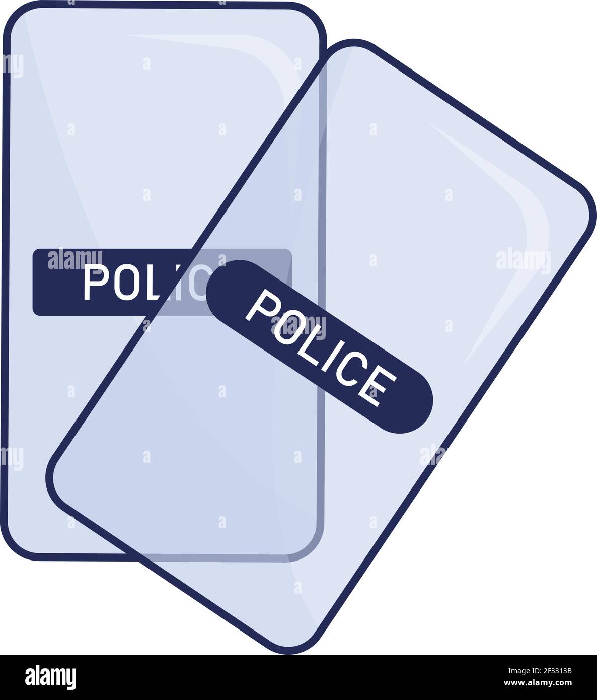 Police shield illustration, vector on white background Stock Vector ...