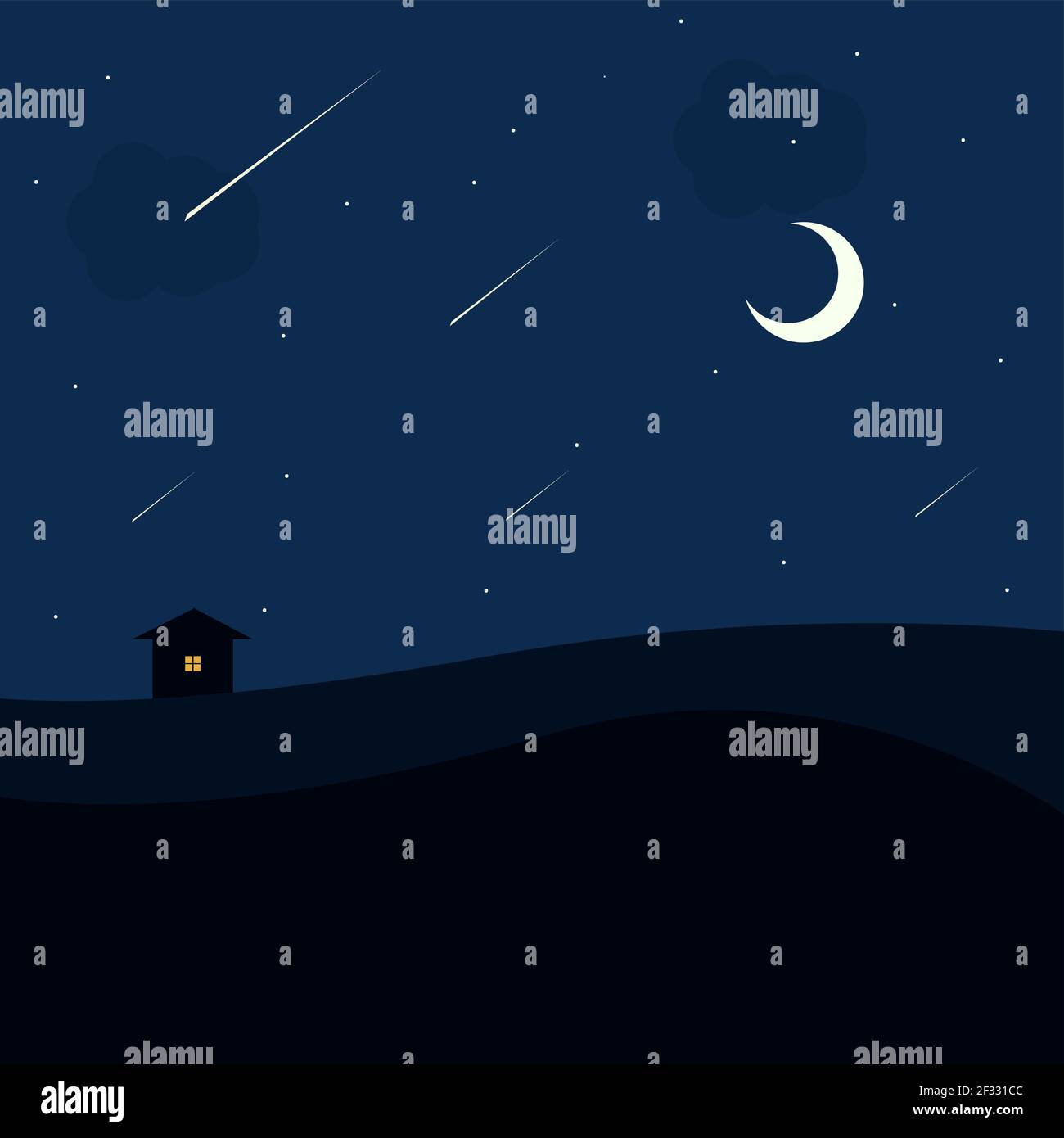 Panorama view famous white Stock Vector Images - Alamy