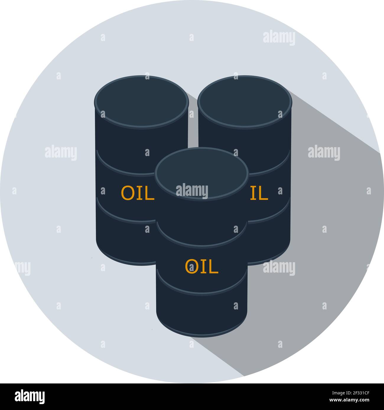 Oil tanks, illustration, vector on white background Stock Vector Image ...
