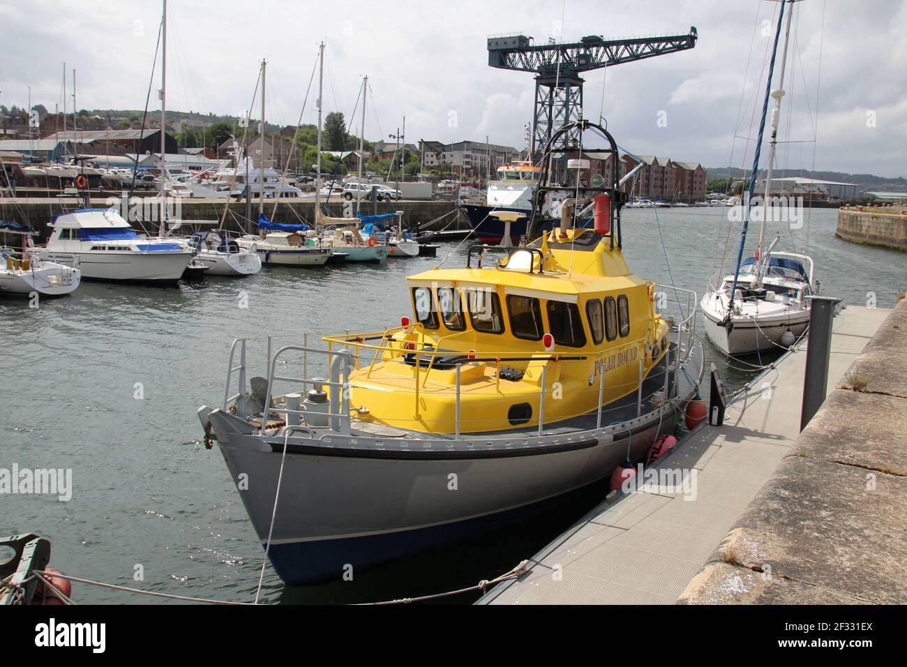 Polar Bound, a vessel owned and operated by the explorer David Scott ...