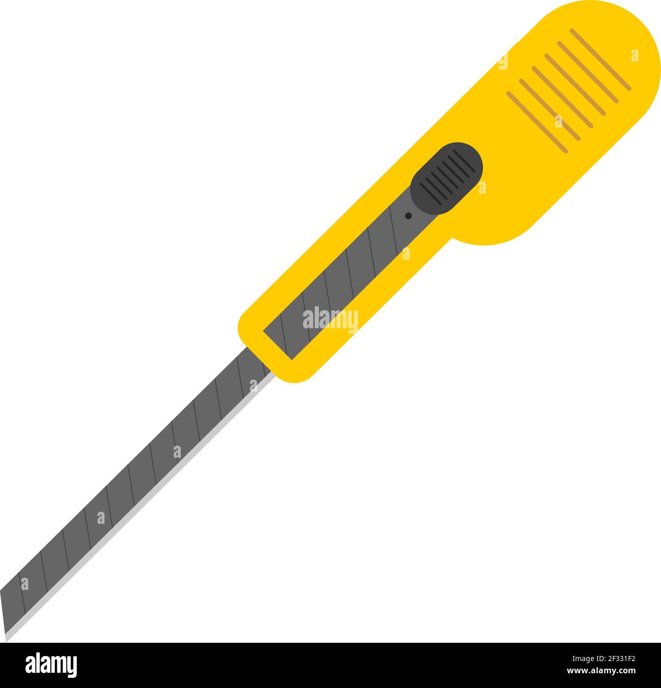 Paper cutter, illustration, vector on white background Stock Vector ...