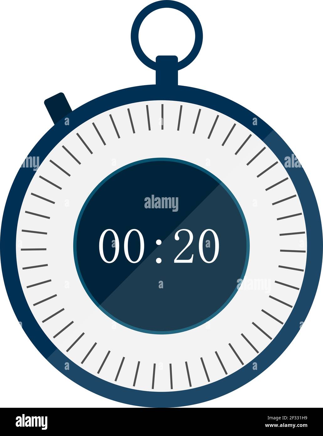 Stop watch, illustration, vector on white background Stock Vector Image ...