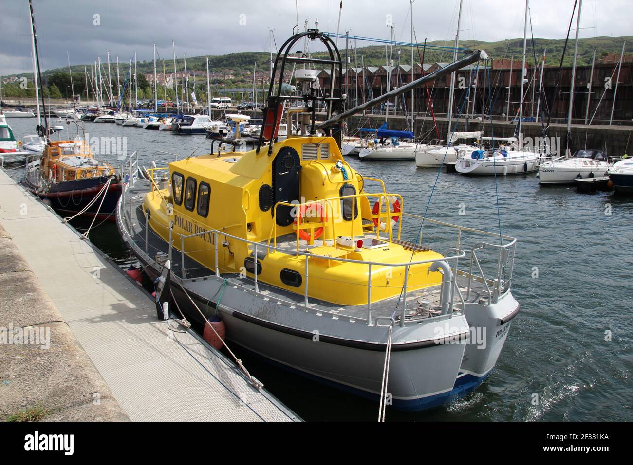 Polar Bound, a vessel owned and operated by the explorer David Scott ...