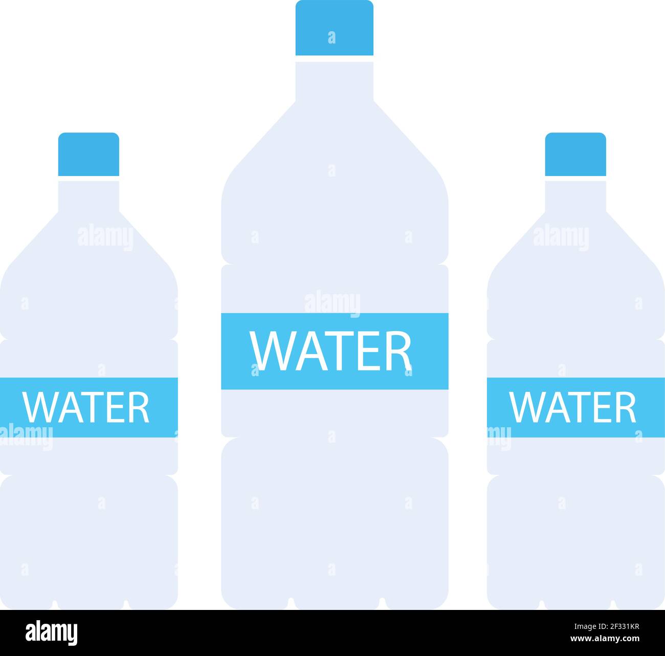 Plastic bottles on water Stock Vector Images - Alamy