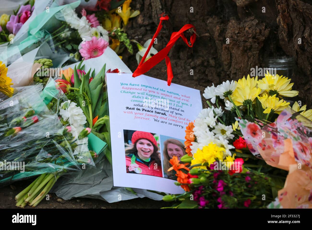 Memory of murdered sarah everard hi-res stock photography and images ...