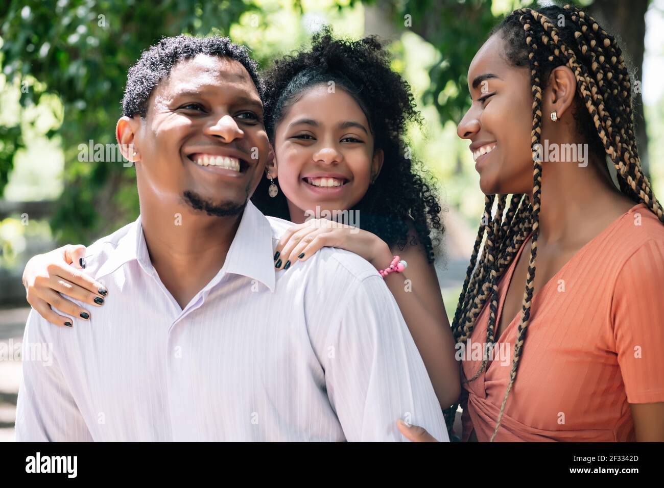 Family enjoying a day together at the park Stock Photo - Alamy