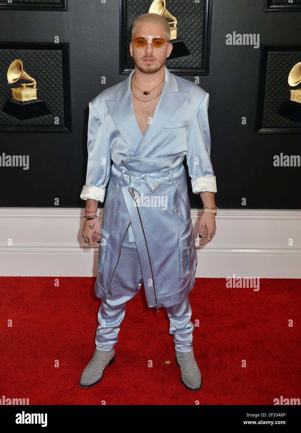 Andrew Watt attends the 62nd Annual GRAMMY Awards at Staples Center on ...