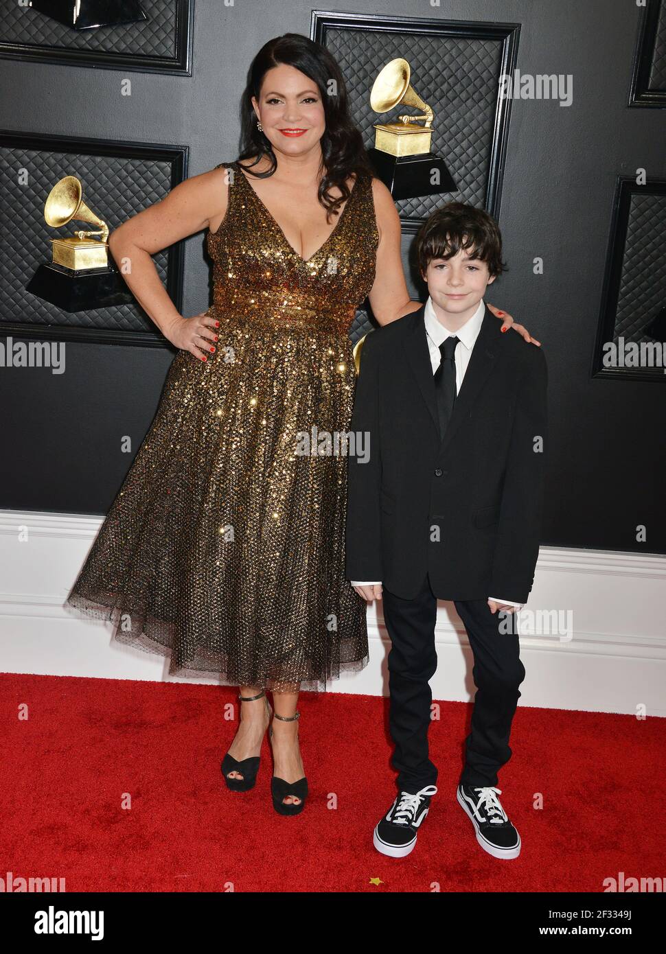 Angaleena Presley, Jed Locke attends the 62nd Annual GRAMMY Awards at ...