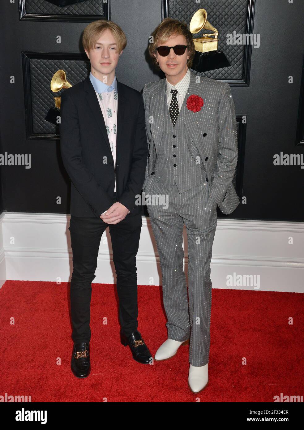 Beck, Cosimo Henri 149 attends the 62nd Annual GRAMMY Awards at Staples ...