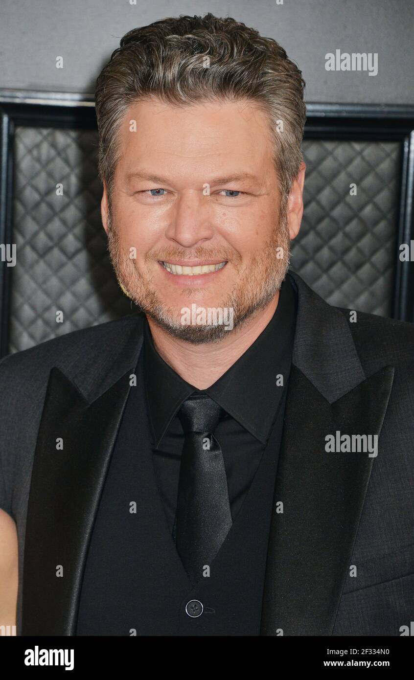 Blake Shelton 235 attends the 62nd Annual GRAMMY Awards at Staples ...