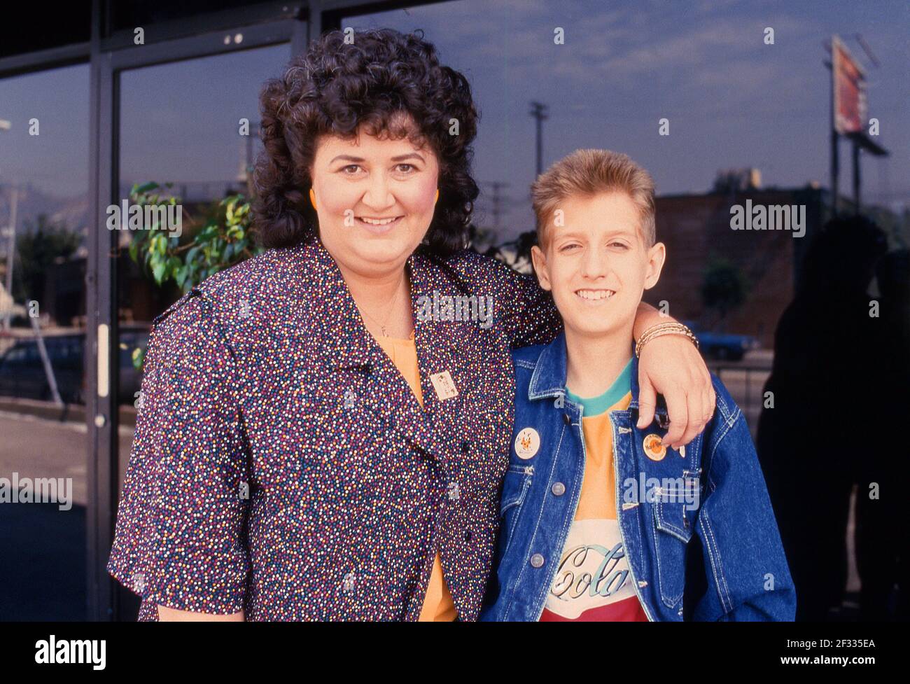 Jean White and Ryan White Circa 1988 Credit: Ralph Dominguez/MediaPunch ...