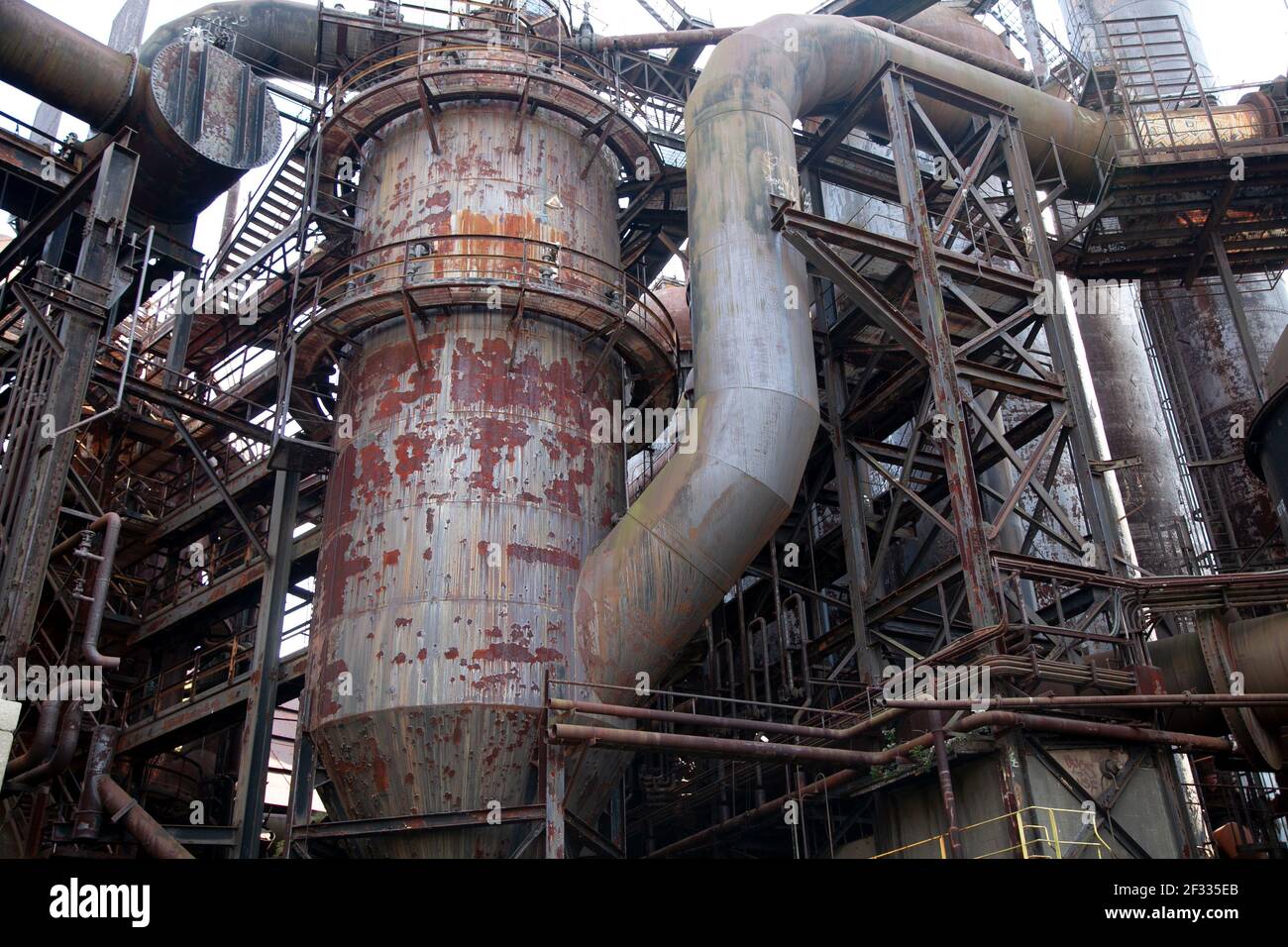 Pipes in blast furnace hi-res stock photography and images - Alamy