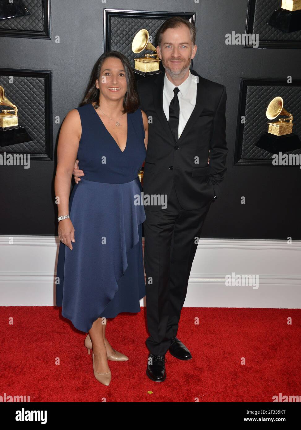 Ethan and Erin Hulse Huise attends the 62nd Annual GRAMMY Awards at ...