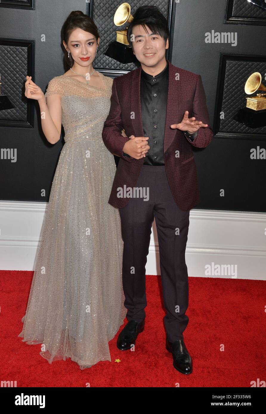 Gina Alice Redlinger, Lang Lang 473 attends the 62nd Annual GRAMMY ...