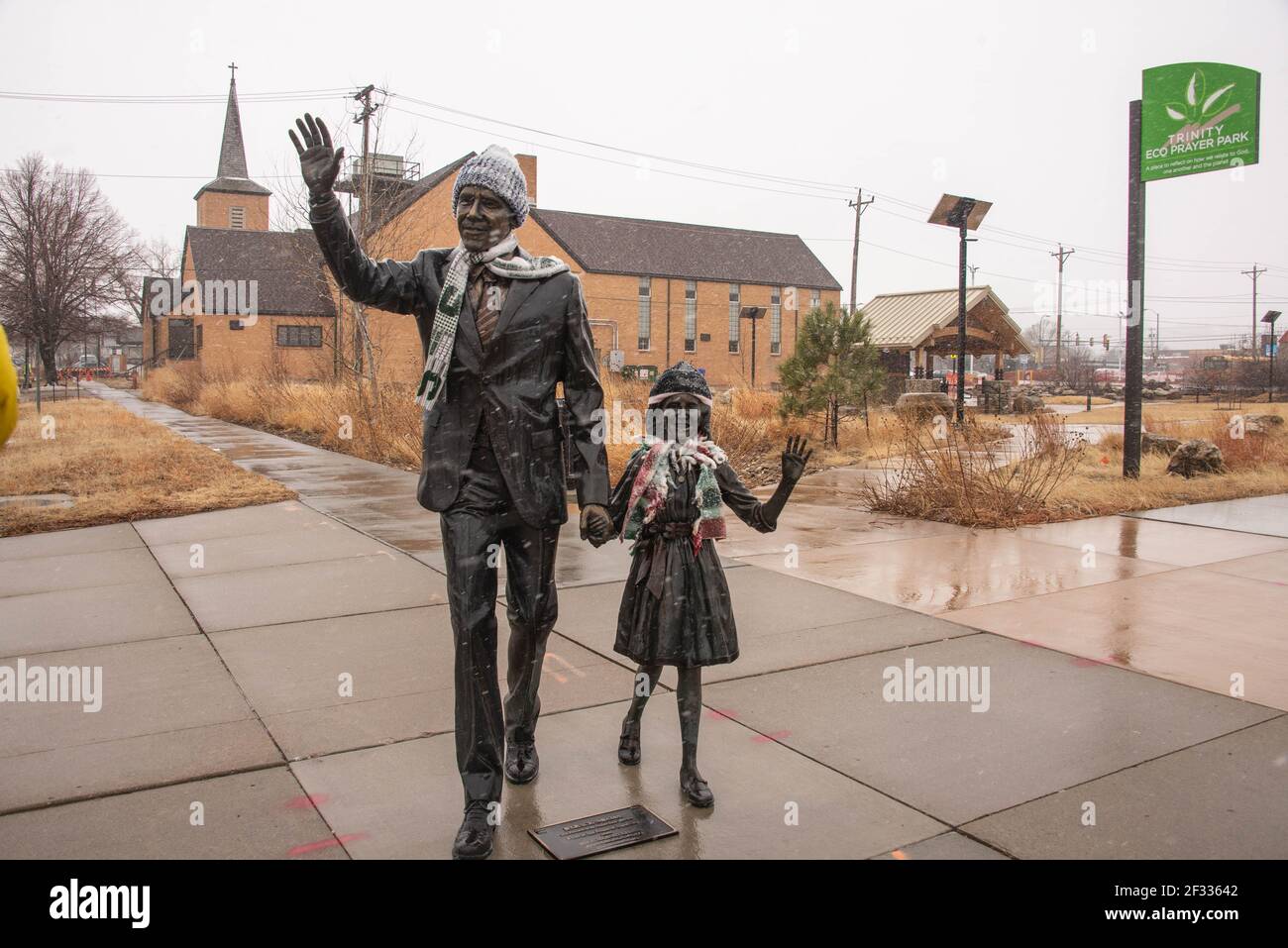Barack Obama statue, Rapid City, South Dakota, USA Stock Photo - Alamy