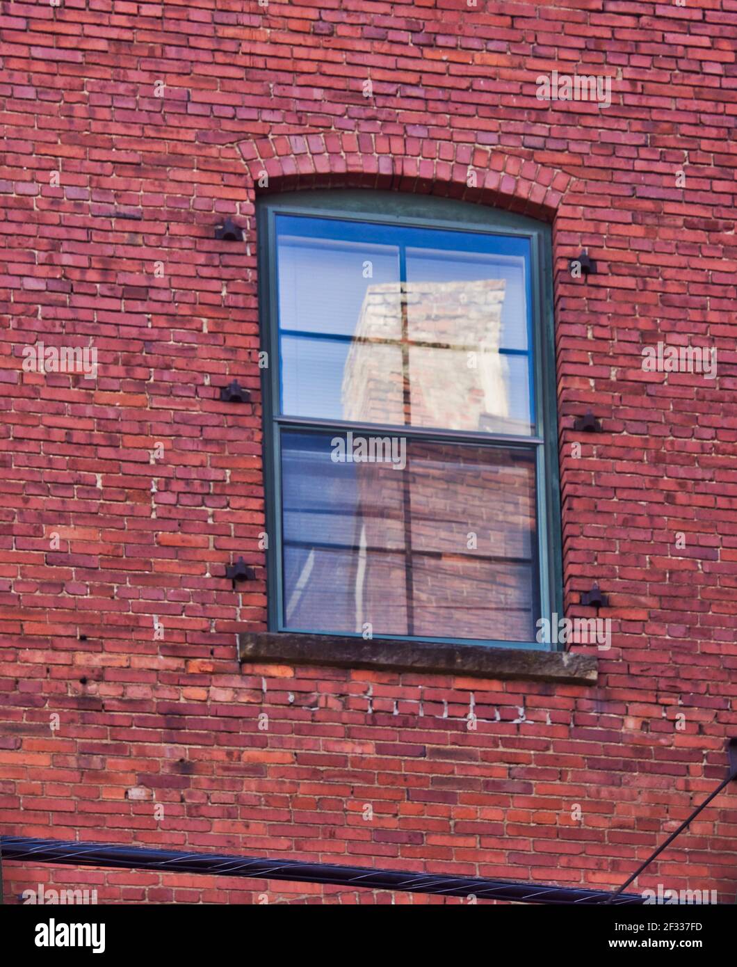 Brick window hi-res stock photography and images - Alamy