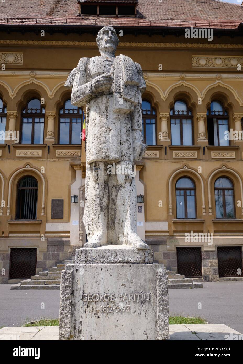 Statue of George Bariț, in Brasov Romania Stock Photo - Alamy